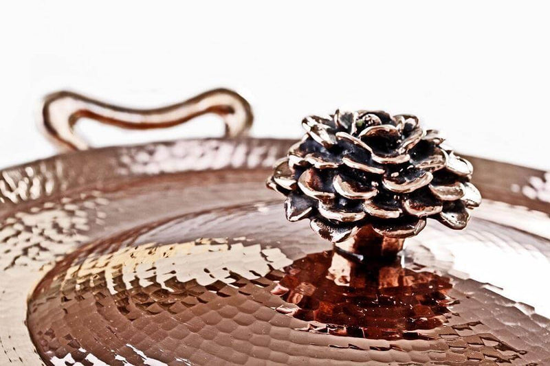 Copper Cookware Set by Amoretti | 7-Piece Flower Lid